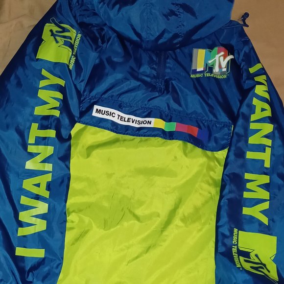 MTV | Jackets & Coats | Vintage Mtv Rain Jacket | Poshmark